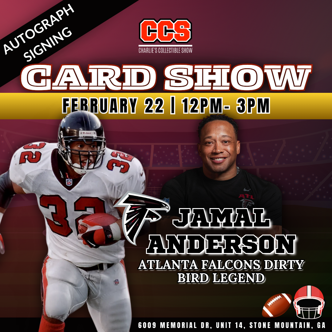 Jamal Anderson - Charlie's Collectible Show